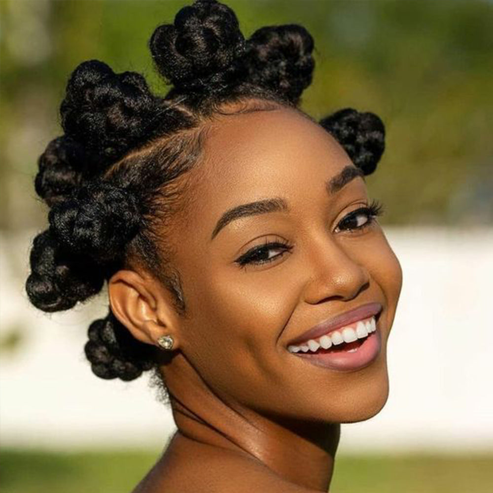 Anytime Braided Wigs Short Cute Bantu Lace Frontal Bob Wigs – Anytimewig